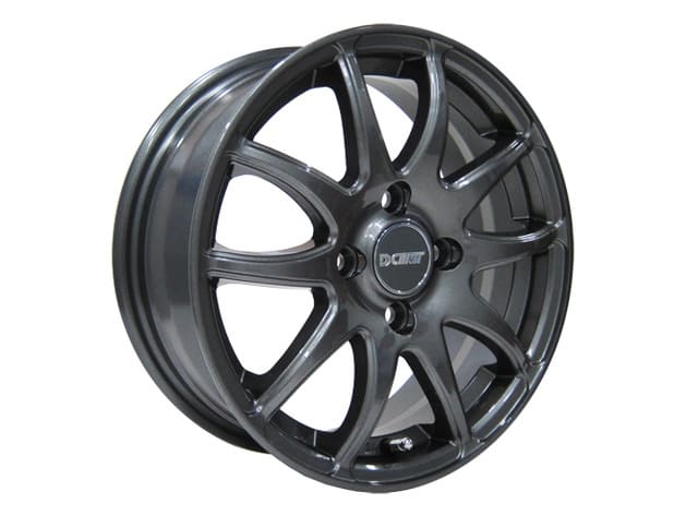 [New] Alloy Wheels 4pcs DCENTI STW10 13x4.0 42 100x4 GUN METAL - BE ...