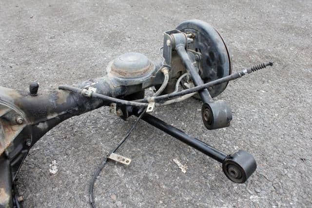 [Used]MITSUBISHI Pajero IO Rear Axle GF-H66W - BE FORWARD Auto Parts
