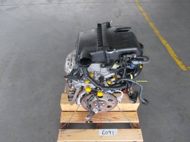 [Used]2SZ-FE Engine TOYOTA Ractis 2005 DBA-SCP100 - BE FORWARD Auto Parts