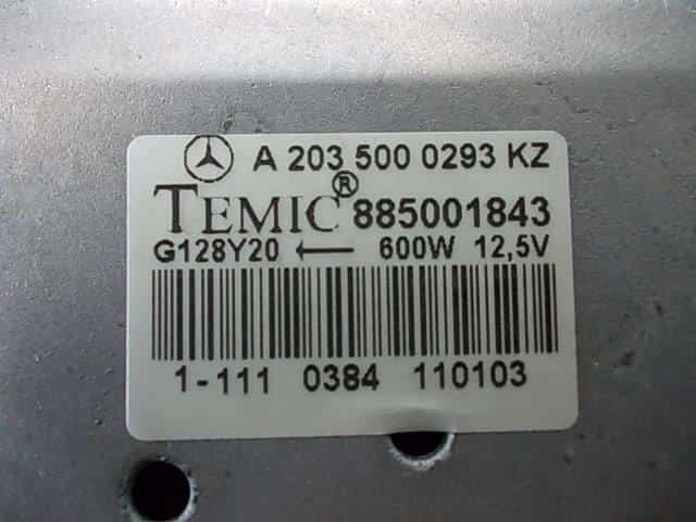 [Used]Radiator Cooling Fan MERCEDES-BENZ Benz c class 2002 GH-203046 ...