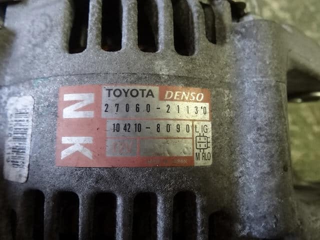 [Used]Alternator TOYOTA Corolla Rumion 2008 DBA-NZE151N 2706021130 - BE ...