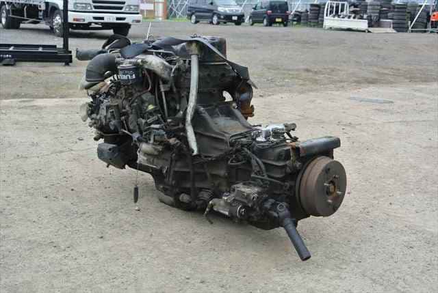 [Used]Engine&Transmission 4D36 2WD MT with PTO MITSUBISHI CANTER FE516B ...