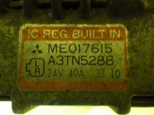 [Used]Alternator MITSUBISHI Canter U-FE538E ME017615 - BE FORWARD Auto ...
