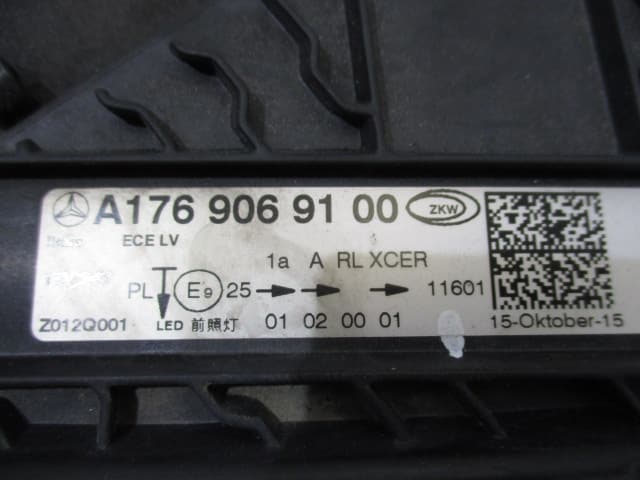 [Used] Lamp MERCEDES-BENZ A class W176 A176 906 91 00 - BE FORWARD Auto ...
