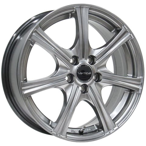 [New] Alloy Wheels 4pcs Vertical YH7 17x7.0 53 114.3x5 METALLIC GRAY ...