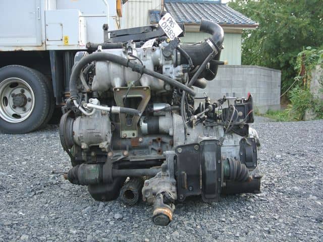 [Used]Engine&Transmission 4G63-T I/C 4WD AT MITSUBISHI CHARIOT, N43W ...