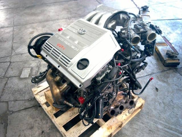 [Used]1MZ-FE Engine TOYOTA Harrier 2000 GF-MCU15W 1900020220 - BE ...
