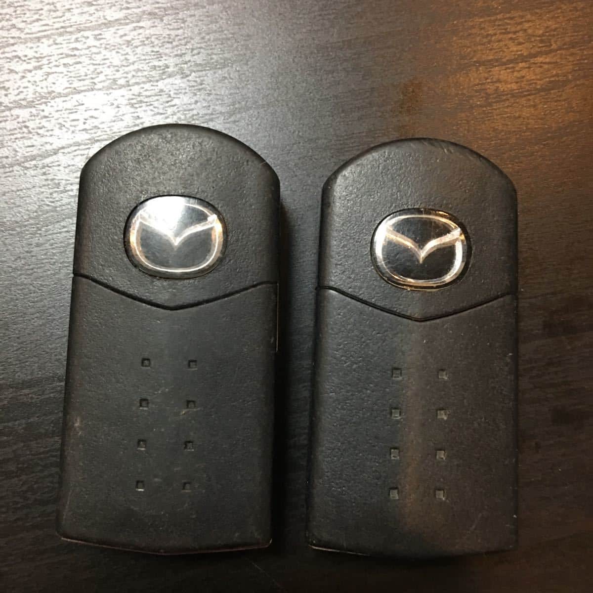 [Used]In SMZ526 so 180 yen two set Mazda pure keyless remote-control ...
