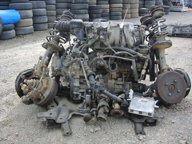[Used]Engine&Transmission 4A-FE 4WD AT WITH F/R SUSPENSION SET TOYOTA ...