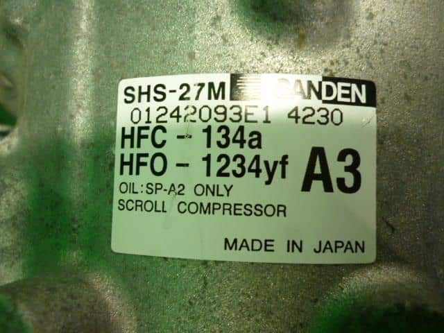 [Used]Fit GP5 air conditioner compressor [14803967] - BE FORWARD Auto Parts