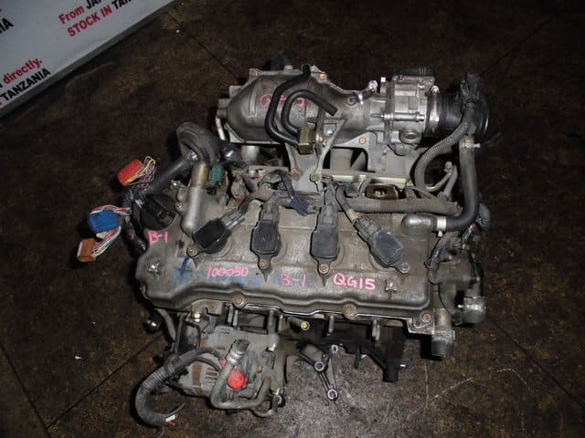 [Tanzanian Stock] Used Engine QG15 2WD AT NISSAN Sunny FB15 - BE ...