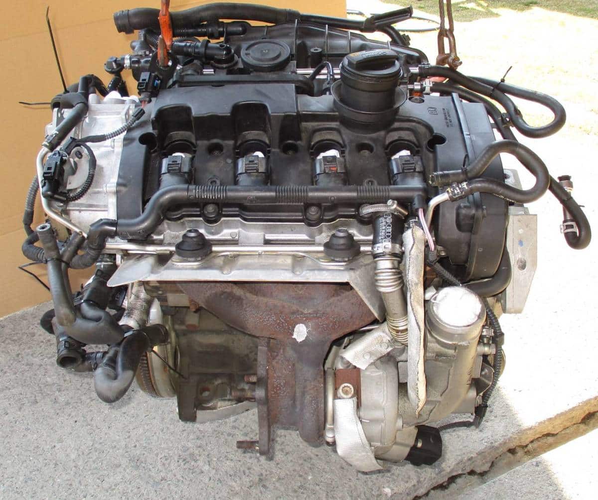 [Used][RMDup92281]Engine golf 5 1KAXX BWA with turbines (golf GTI/GTX ...