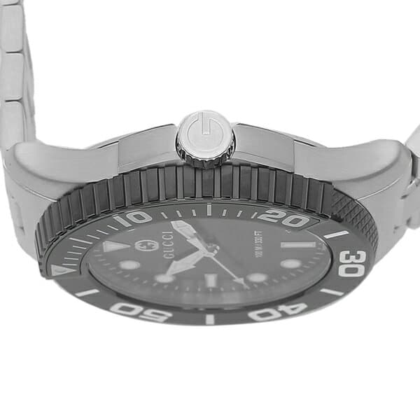 [New]Gucci watch men self-winding watch GUCCI YA126281 silver black ...