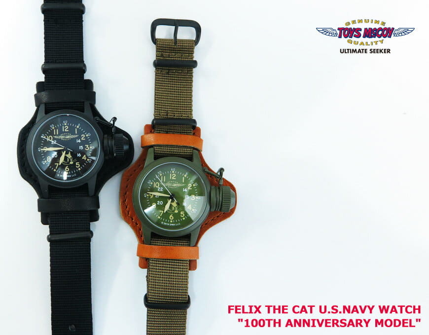 [New]TOYS McCOY Felix The Cat Military U.S.NAVY Quartz Watch TMA1901 ...
