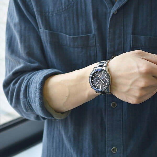 [New]SEIKO ASTRON 5X Series Dual Time SBXC009 for Men / Titanium Solar ...