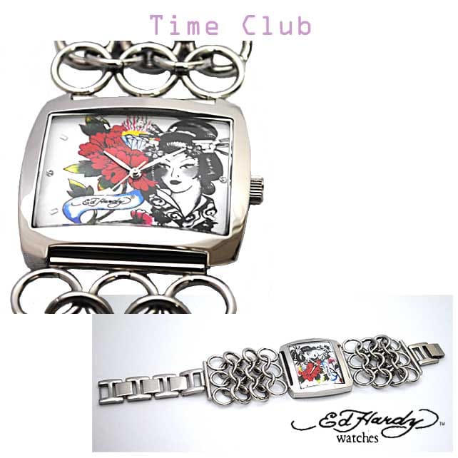 [New]Ed Hardy Watch (Ed Hardie watch) clock watch LY-WG Lady's - BE ...