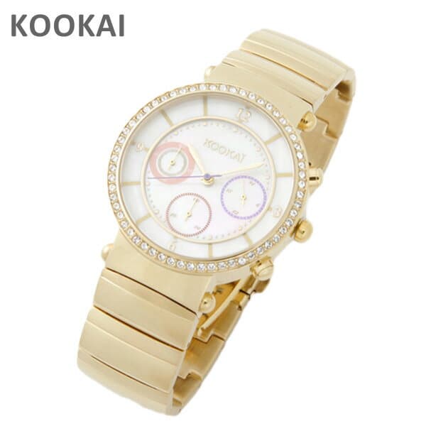 [New]KOOKAi (Coo chi) watch 1624 004 yellow gold Lady's watch clock ...