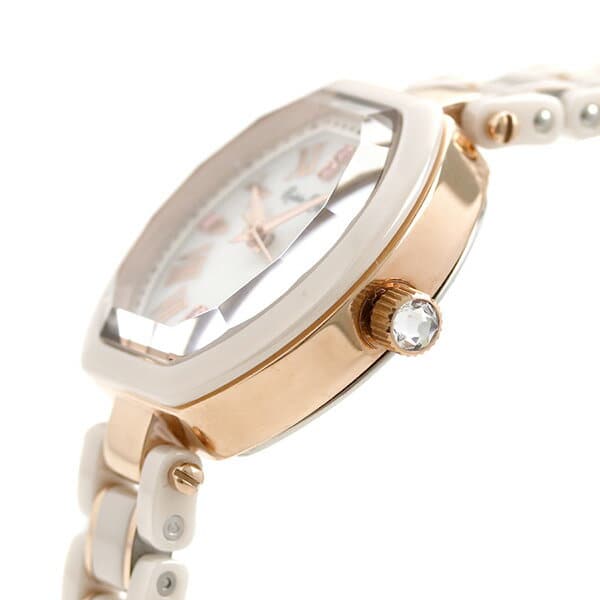 [New]Rubin Rosa Rubin Rosa clock solar ceramic Lady's watch R308PBE ...