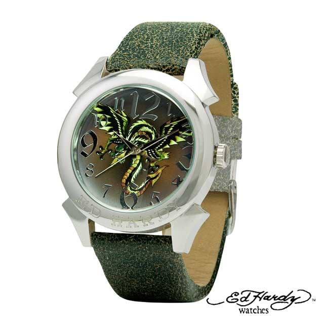[New]Ed Hardy Watch (Ed Hardie watch) clock watch EV-DR men - BE ...