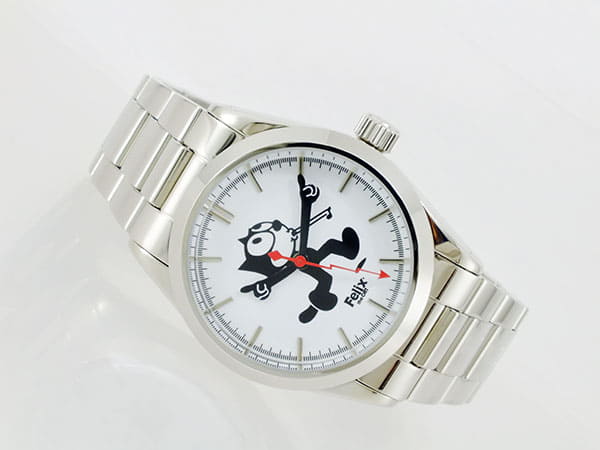 [New]FELIX THE CAT WATCH FLX001W1 White (with band adjuster) - BE ...