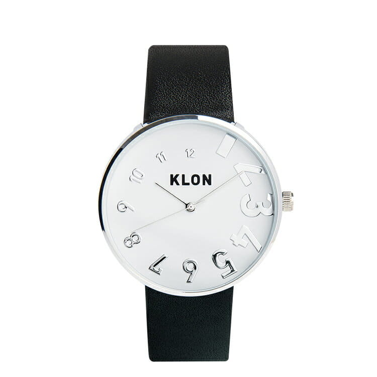 [New]KLON Watch EDDY TIME BLACK Ver. SILVER - BE FORWARD Store
