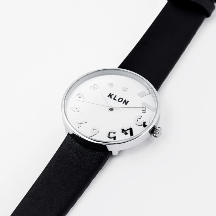 [New]KLON Watch EDDY TIME BLACK Ver. SILVER - BE FORWARD Store