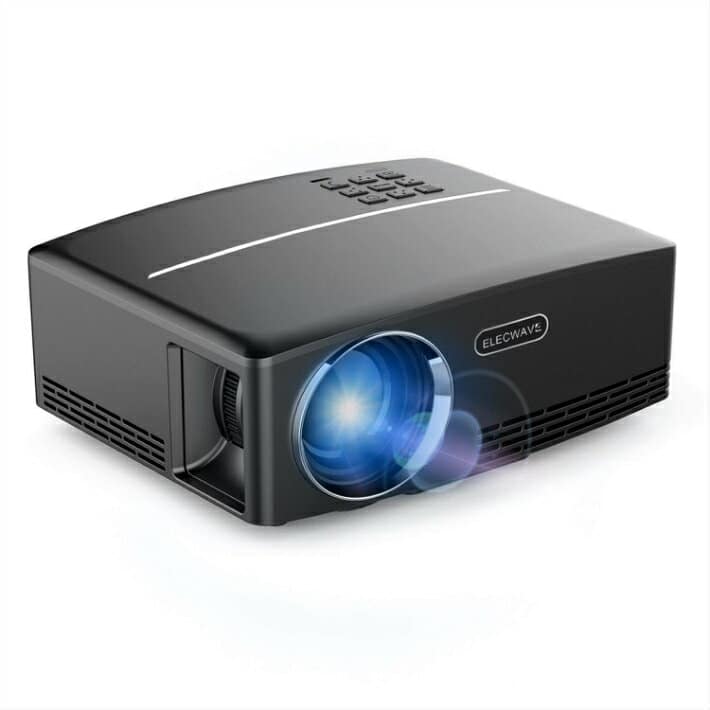 [New]Black for the Elecwave home projector Mini LED projector 1080P ...
