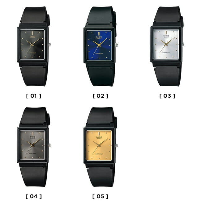 [New]Black navy silver gray gold iron of the CASIO standard men watch Lady's boy woman - BE ...