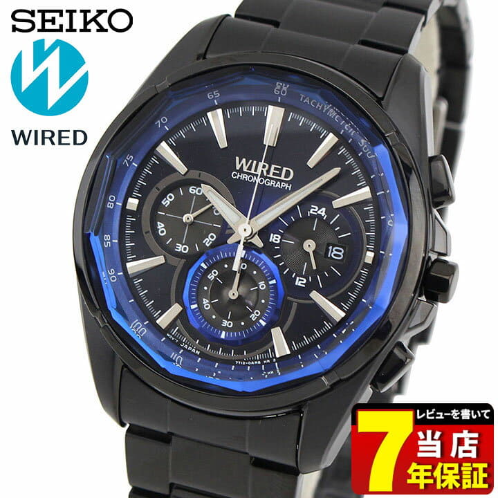 [New]SEIKO WIRED REFLECTION Watch chronograph for men AGAV102 Blue ...