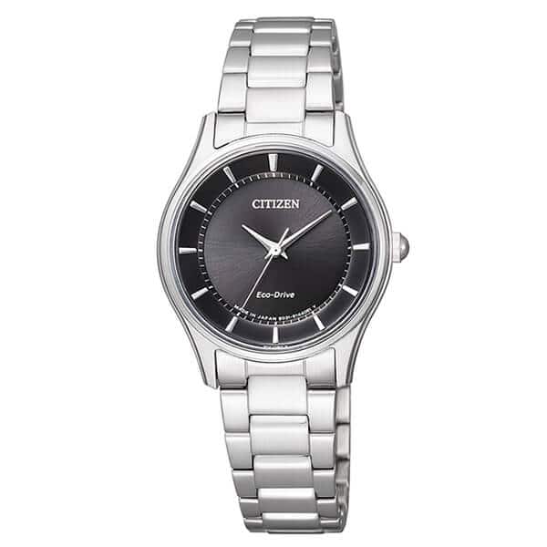 [New]CITIZEN COLLECTION Eco Drive Ladies Solar Watch Black/Silver Metal ...