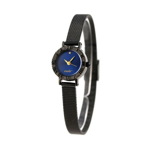 [New]Vida plus VIDA+ V Japan maid 19mm Lady's V-005 BK-NV watch blue ...
