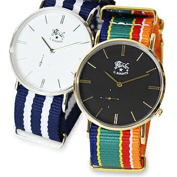 [New][irubizonte IL BISONTE watch] Stripe wristwatch [product number ...