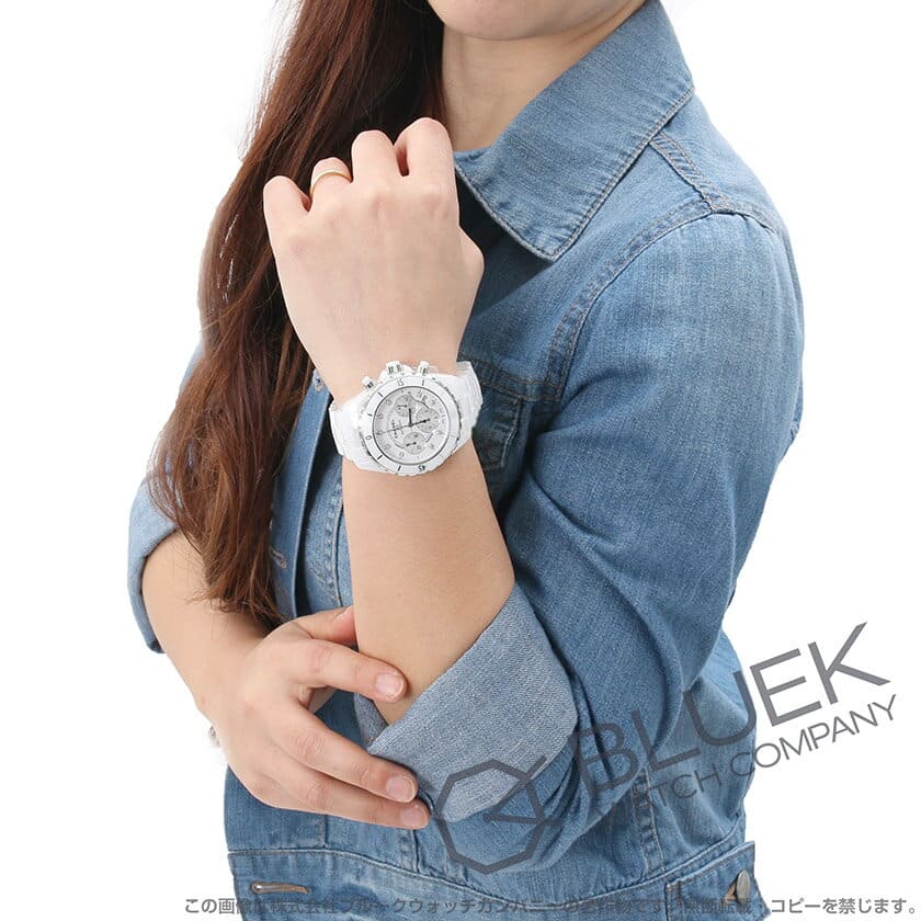 [New]Chanel J12 chronograph diamond watch unisex CHANEL H2009 - BE ...