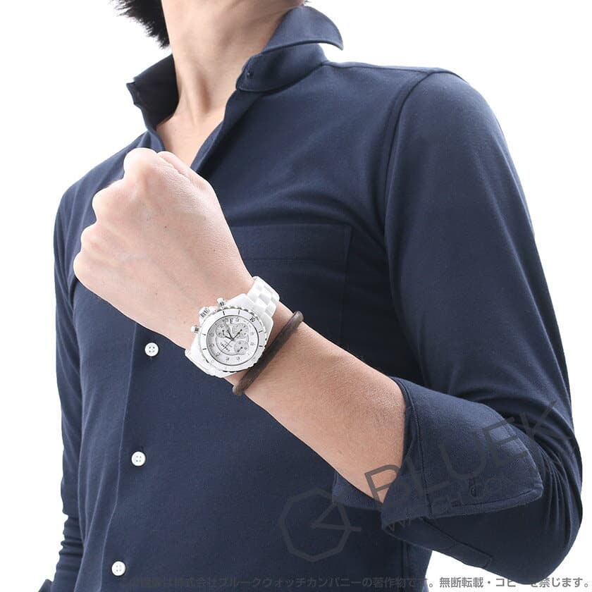 [New]Chanel J12 chronograph diamond watch unisex CHANEL H2009 - BE ...