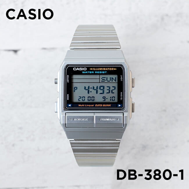 [New]Casio Data Bank Men's/Women's/Kids Digital Watch Silver/Black DB ...