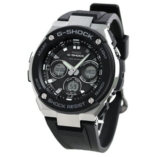 [New]G-SHOCK G steel solar men watch GST-S300-1ADR Casio G-Shock black ...