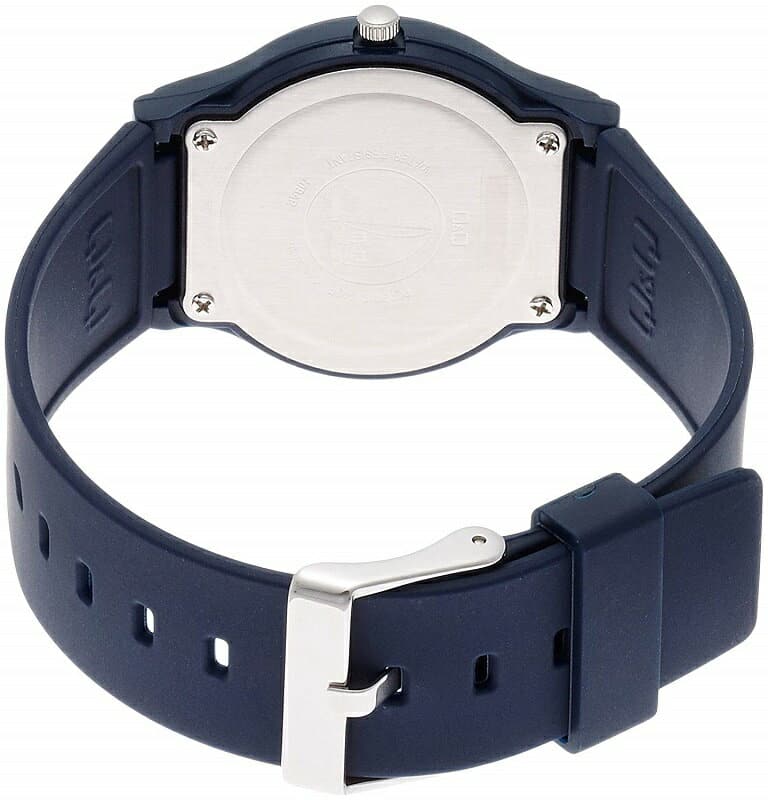 [New]Citizen Citizen QQ watch Falcon falcon urethane belt 10BAR navy ...