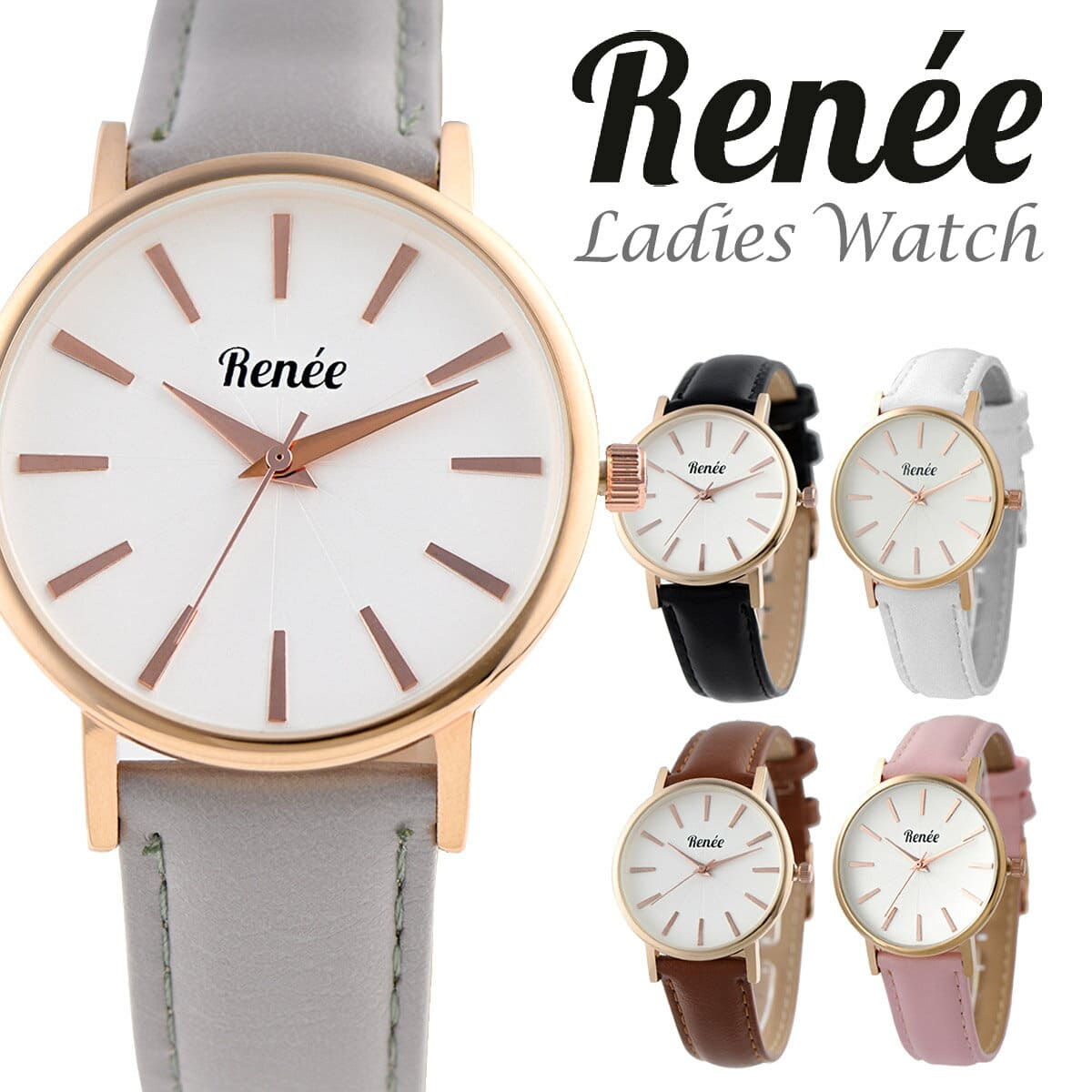 [New]RENEE Rene R02 watch Lady's analog quartz watch fashion simple ...