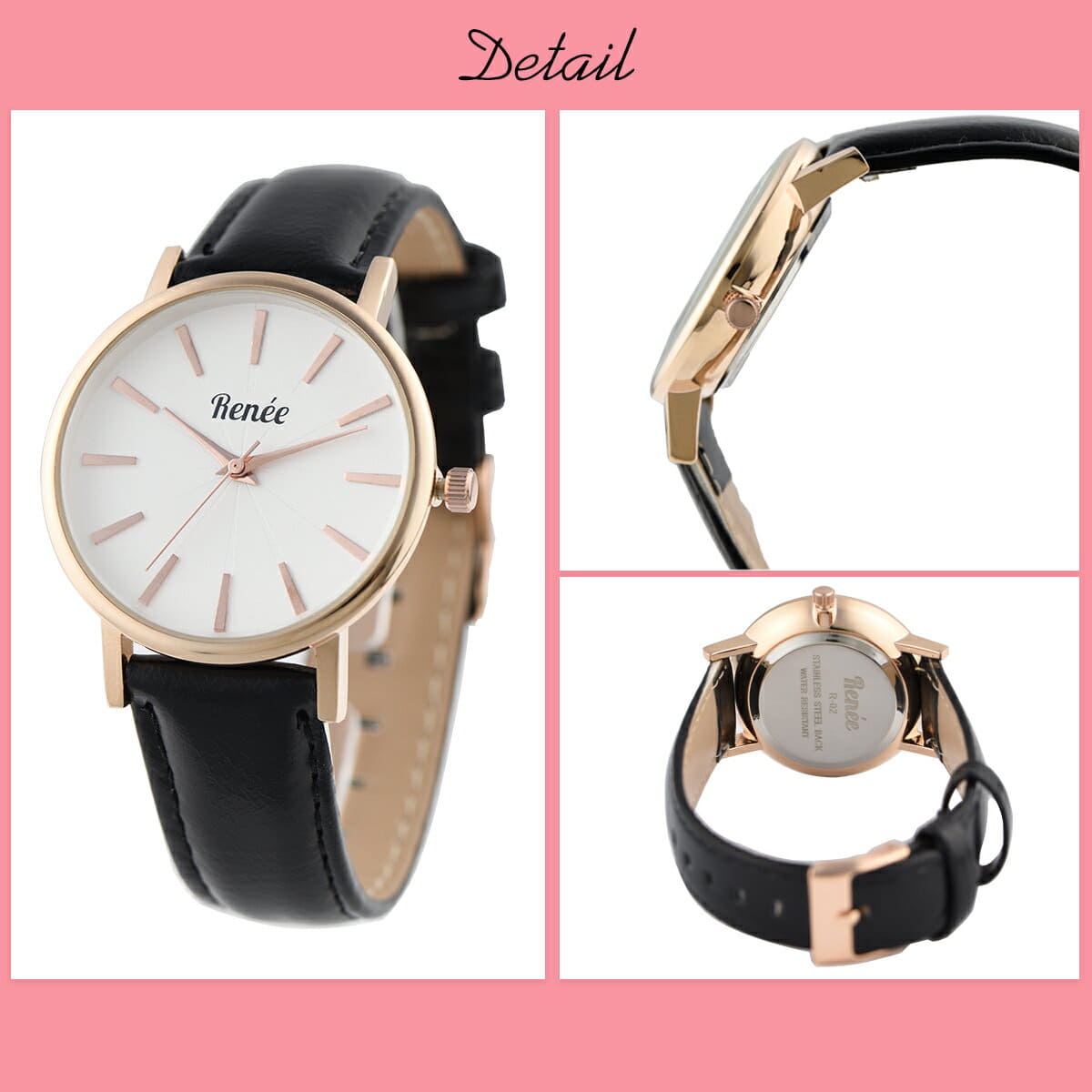 [New]RENEE Rene R02 watch Lady's analog quartz watch fashion simple ...