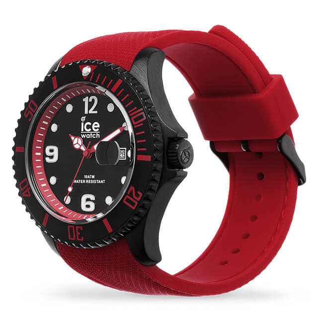 [New]Ice watch ice watch men ICE steel - black red (large) - BE FORWARD ...
