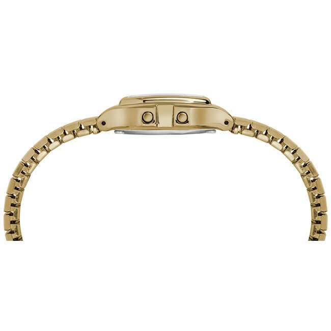 [New]Timex Ladies Classic Digital Mini Watch 27mm Expansion Band Gold ...
