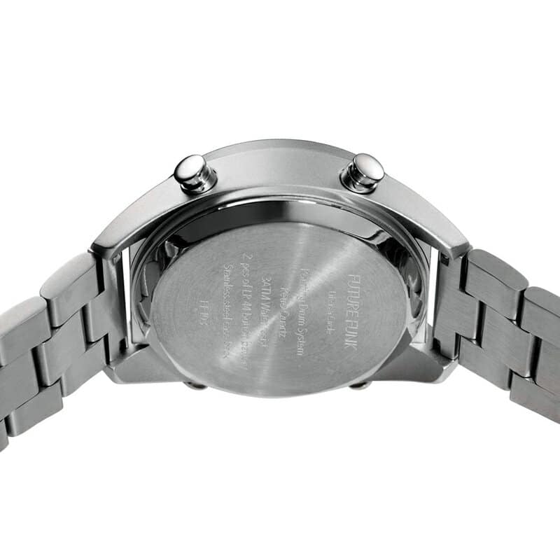 [New]FUTURE FUNK Analog Digital Watch metal band FF103-SV-MT - BE ...