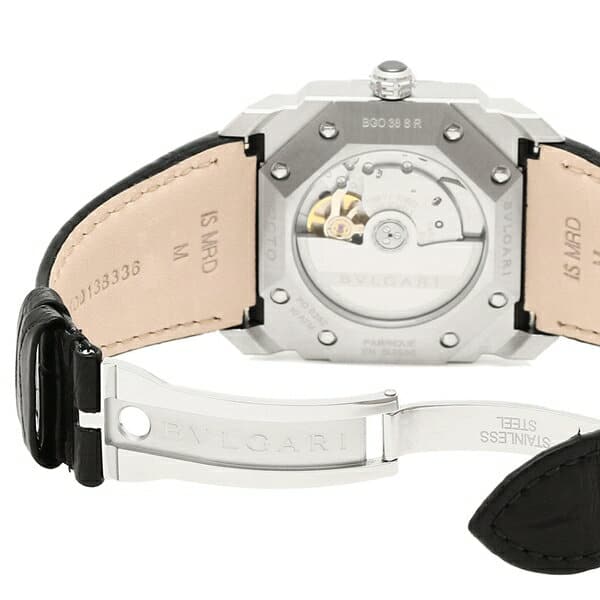 [New]Bulgari watch men BVLGARI BGO38BSLDBR black silver - BE FORWARD Store