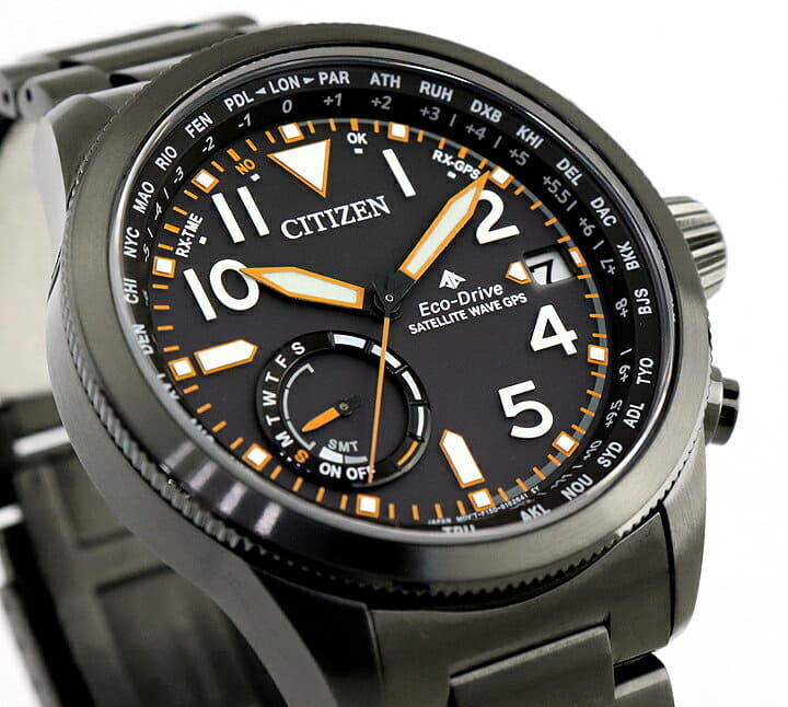 [New] CITIZEN pro master land series ecodrive solar GPS satellite ...