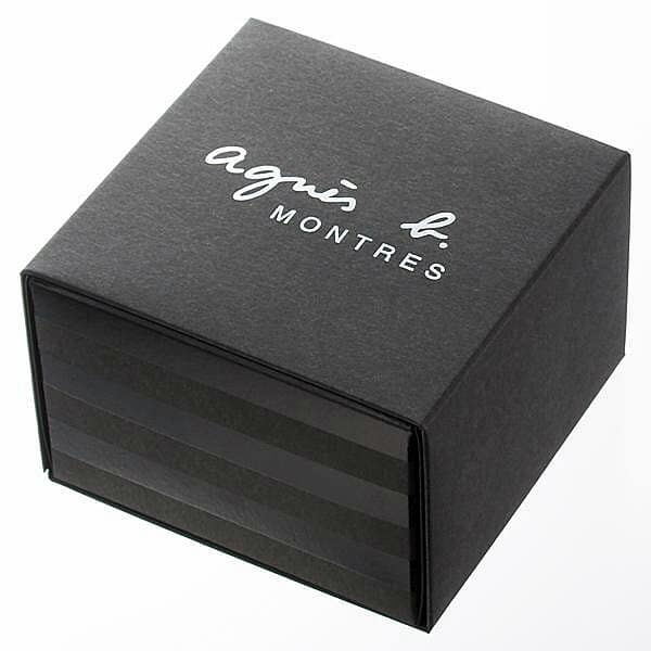 [New] agnis b. Marcello watch men solar FBRD941 gold black calf-leather ...
