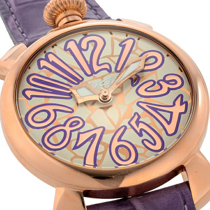 [New]Gaga Milan watch Lady's PURPLE purple purple mosaic 5021.MOS.01 ...