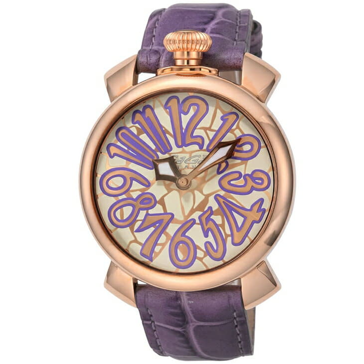 [New]Gaga Milan watch Lady's PURPLE purple purple mosaic 5021.MOS.01 ...
