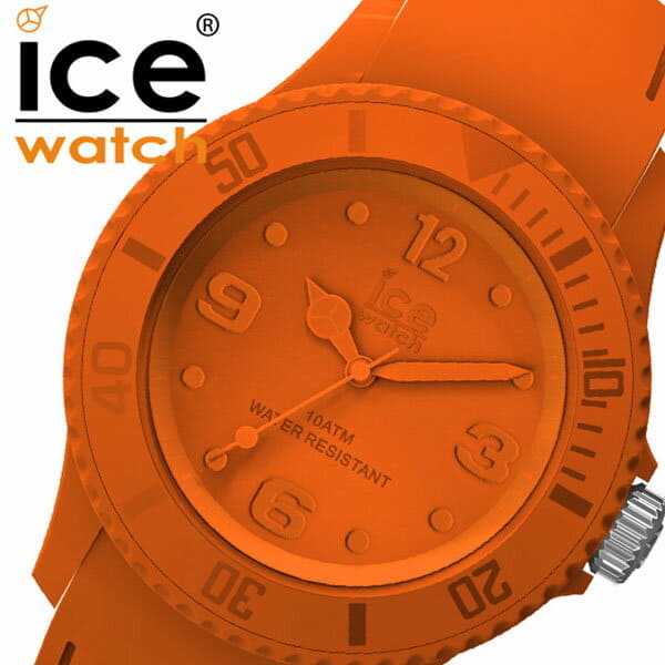 [New] ICE WATCH Unity Unisex 016135 vermillion orange silicon one tone ...