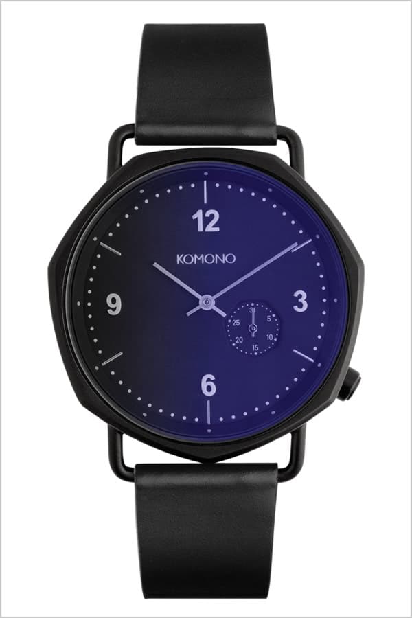 [New]KOMONO KOMONO Co-thing ORSON MIDNIGHT Navy Watch Unisex Leather ...