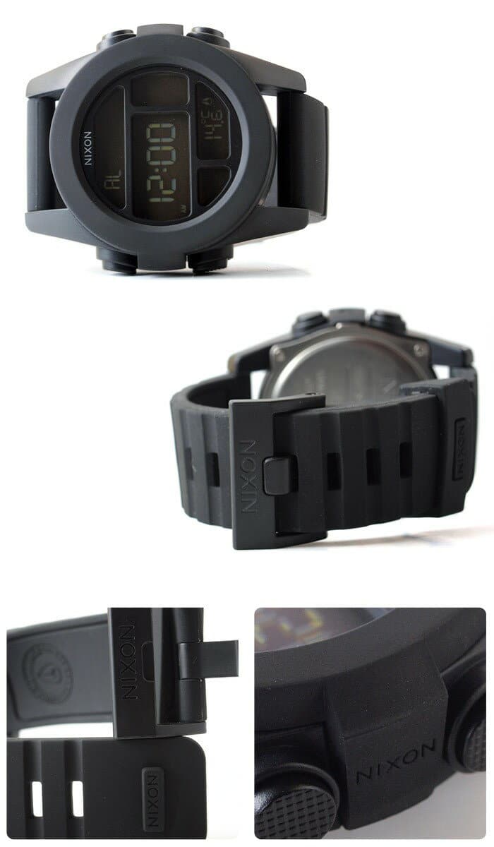 [New]Nixon NIXON watch THE UNIT Unit black NA197000-00 [watch watch men ...
